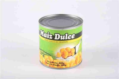 China 340g Canned Sweet Corn in Tin Vacuum Packed Sweet Corn Private Label BRC IFS HACCP ISO for sale