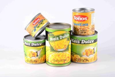 China Non-GMO Yellow Canned Sweet Corn with Rich Starch Content - 184g to 2840g Sizes Available with HACCP & ISO22000 Certification for sale