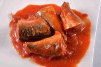 China Canned Mackerel in Tomato Sauce 425g with 3-Year Shelf Life - HACCP, BRC, FDA Certified for sale