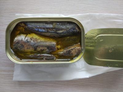 China No Artificial Additives Canned Sardines 125g - 3 Year Shelf Life in Vegetable Oil, Brine or Tomato Sauce for sale