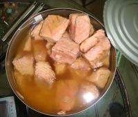 China Canned Yellowfin Tuna Chunks in Brine 66.5oz - 1880g Round Can with Private Label Options for sale