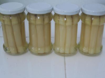 China Canned White Asparagus Spears in Glass Jar - 280g to 800g Net Weight Options with HACCP Certification for sale
