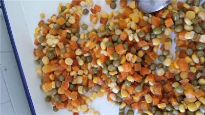 China Canned Mixed Vegetables 425ml & 850ml Sizes - Sweet Corn, Green Peas, Carrots with 115g-1850g Drained Weight for sale