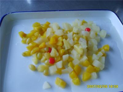 China Canned Fruit Cocktail in Light Syrup 425g-3000g Sizes with 3 Year Shelf Life and Multiple Certifications for sale