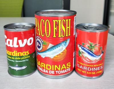 China Private Label Boneless Skinless Sardines 425g Canned in Oil Tomato Sauce Brine HACCP for sale