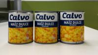 China Calvo Canned Sweet Corn Maiz Dulce 241g Net Weight 5.784kg Carton for Central America for sale