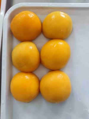 China Canned Yellow Peach Halves in Syrup 850g Firm Texture No Preservatives for sale