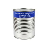 China Canned Sweet Corn 1080 Cartons per 20GP Ready-to-Use Easy-to-Store BRC HACCP HALAL IFS ISO Certified for sale