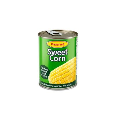 China Canned Sweet Corn Kernels 1080 Cartons per 20GP BRC HACCP HALAL IFS ISO Certified for sale