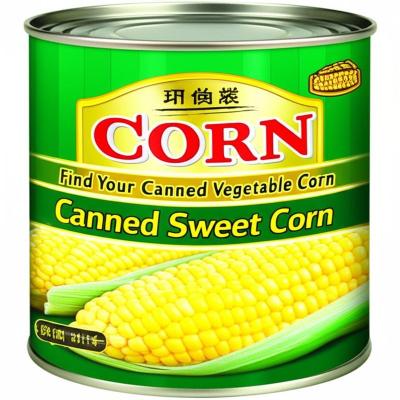 China Canned Sweet Corn 400g Ready to Eat Vegetable Corn in Tin for Wholesale for sale