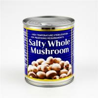 China Canned Whole Champignon Mushrooms Salt Preserved 0.6-1.3% Salt for Processing for sale