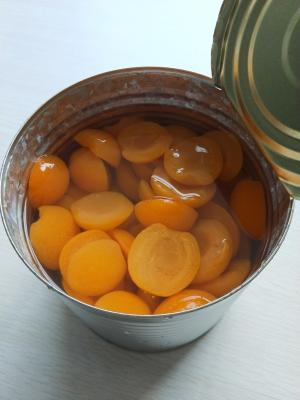 China Canned Apricot Halves Preserved Zero Sodium Trans Fat 21g Carbs 425g for sale
