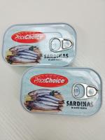 China Canned Sardines in Vegetable Oil - 125g Net Weight, 75g/90g Drained Weight, 3-Year Shelf Life for sale