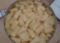 China Canned Pineapple Tidbits in Light Syrup 3000g A10 Pizza Cut Bulk for sale