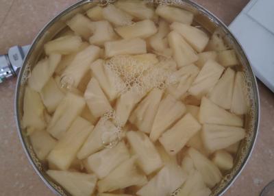 China Canned Pineapple Tidbits in Light Syrup 3000g A10 Pizza Cut Bulk for sale