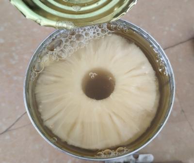 China Canned Pineapple Slices in Light Syrup 20oz 78mm Ring Shape 7 Rings for sale