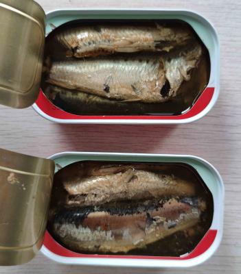 China 125g Halal Certified Canned Sardines in Vegetable Oil - Morocco Style with Easy-Open Lid for sale