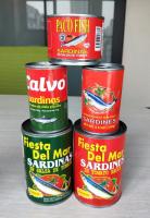 China Canned Sardine Fish 125g 155g 425g Rich in Phospholipids Omega-3 in Brine Tomato Sauce Soybean Oil for sale