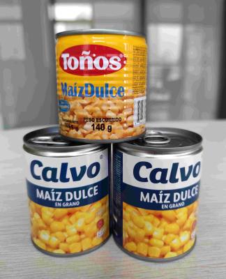 China 0% Admixture Non GMO 184g 425g Canning Fresh Corn for sale