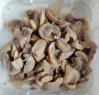China Canned Champignon Mushroom Pieces Easy Open Lid 120g Drained Weight BRC Certified for sale