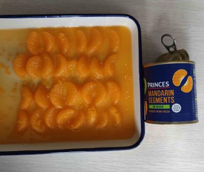 China Canned Mandarin Orange 11oz Whole Fruit in Syrup pH 3.0-4.0 Sweet Canned Fruit for sale