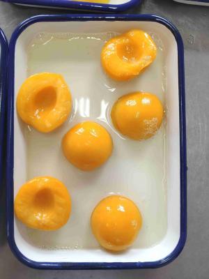 China 3000g Canned Peach Halves in Light Syrup GMO-Free Bulk Can for Export for sale