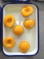 China Canned Yellow Peach Halves in Light Syrup 3000g OEM Private Label BRC HACCP for sale