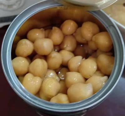 China Canned Chick Peas in Brine 400g No Impurity Soft Taste for Wholesale for sale
