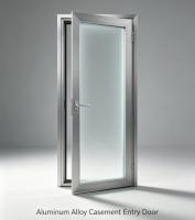 China Aluminum Alloy Casement Entry Door for sale
