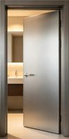 China Aluminum Alloy Bathroom Swing Door for sale