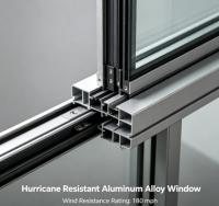 China Hurricane Resistant Aluminum Alloy Window for sale