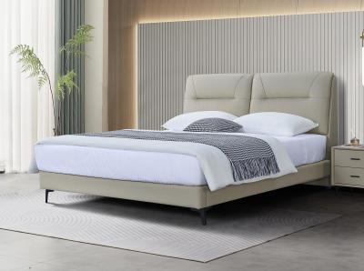 China Bedroom Leather Bed for sale