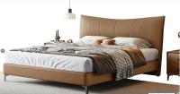China Italian Style Leather Bed for sale