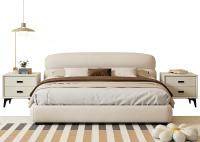 China Nordic Luxury Leather Bed Frame for sale