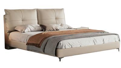 China King Size Leather Bed for sale