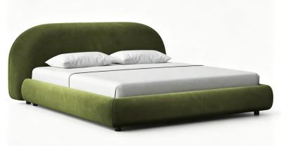 China Large Family Oversized Leather Upholstered Bed for sale