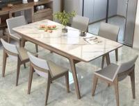 China ight Luxury Rock Slab Dining Table for sale