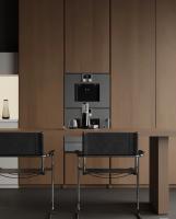 China Two-Tone Wood & White Marble Integrated Kitchen Island With Wooden Bar Counter for sale