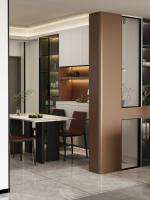 China Modern Italian Minimalist Whole House Integrated Custom Cabinet System, Full Set Living Room Wine Cabinet, Study Desk, Bedroom Wardrobe, Wall Panel & Concealed Door for sale