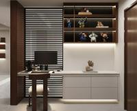 China Modern Italian Minimalist Whole House Integrated Custom Cabinet System, Full Set Living Room Wine Cabinet, Study Desk, Bedroom Wardrobe, Wall Panel & Concealed Door for sale