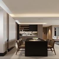 China Italian Minimalist Light Wood & Off-White Whole House Custom Cabinet for sale