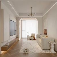 China Cream Minimalist Light Wood Whole House Custom Cabinet for sale