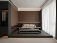 China Italian Dark Wood Marble Living-Dining Custom Cabinet for sale