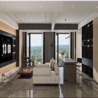 China Italian Minimalist Light Wood & Dark Gray Whole House Custom Cabinet for sale