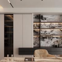 China Modern Minimalist Open‑Plan Whole‑House Custom Kitchen Cabinet for sale