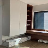 China Modern Minimalist Wood‑Grain Whole‑House Custom Cabinetry for sale