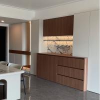 China Modern Minimalist Wood‑Grain Whole‑House Custom Cabinetry for sale