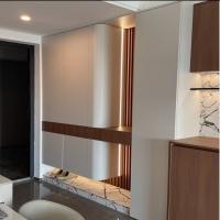 China Modern Minimalist Wood‑Grain Whole‑House Custom Cabinetry for sale