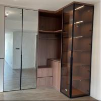 China Modern Minimalist Wood‑Grain Whole‑House Custom Cabinetry for sale