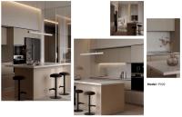 China High Quality Custom Kitchen Cabinet With Island Unit For Malaysia & Dubai Market for sale